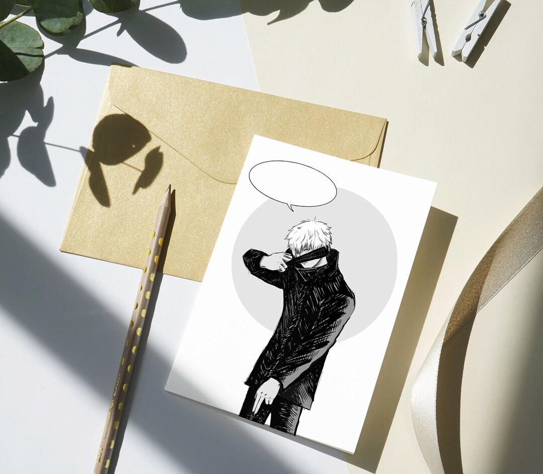 Goju Inspired Postcard, Printable Card, for Any Occasion, INSTANT ...