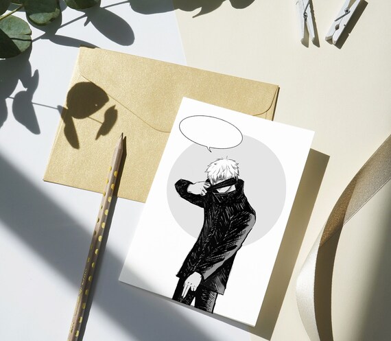 Goju Inspired Postcard Printable Card for Any Occasion | Etsy