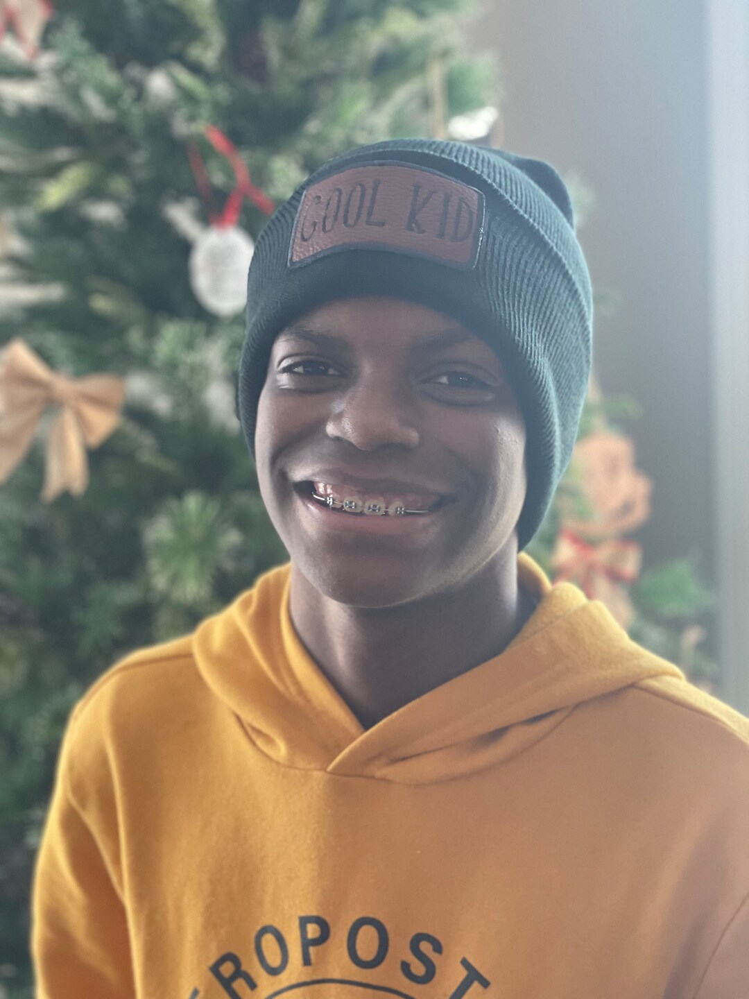 Custom Personalized Beanie Hat, Custom Beanie for Kids, Leather Patch ...