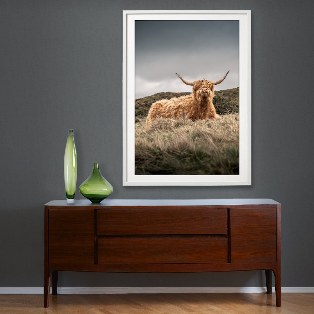 Highland Cow Print, Highland Cow Wall Decor, Cow, Cow Gift, Farmhouse ...