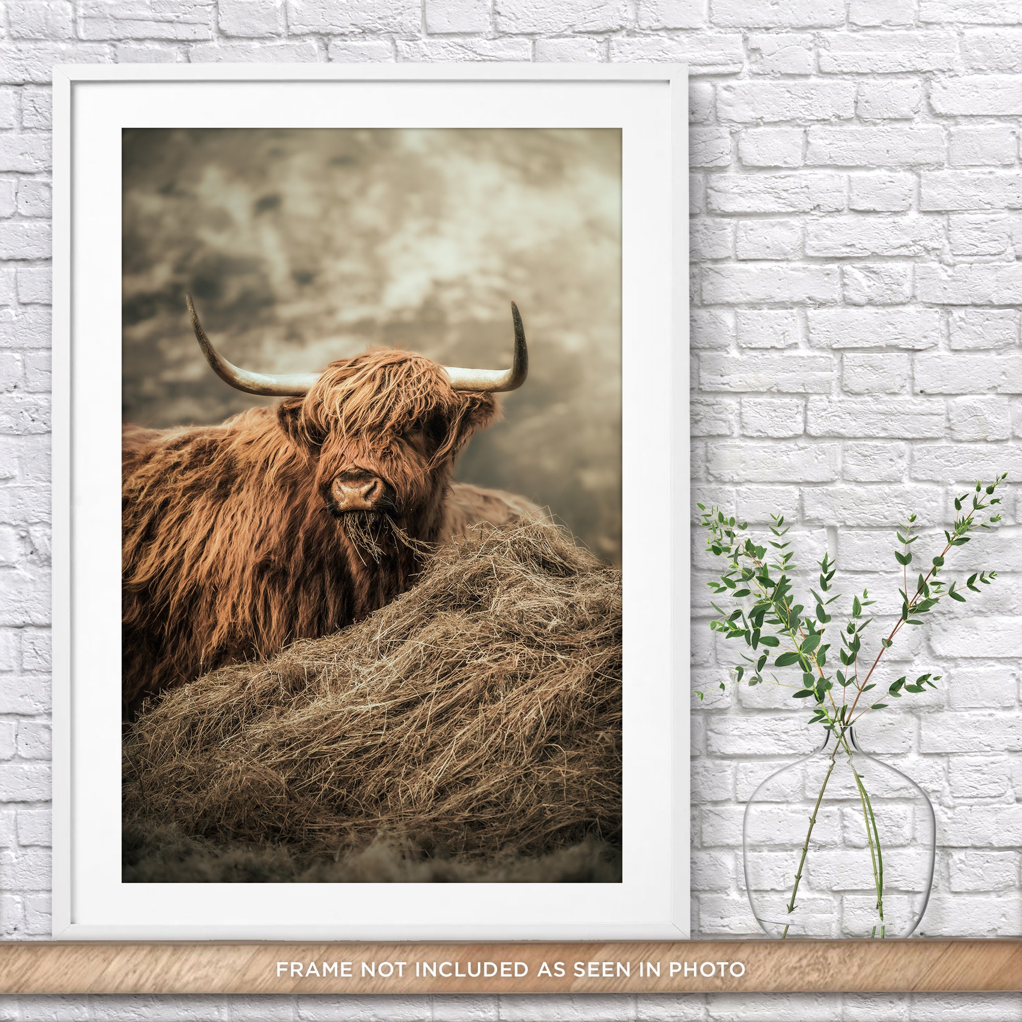 Highland Cow Print, Highland Cow Wall Decor, Scotland, Farmhouse Print ...