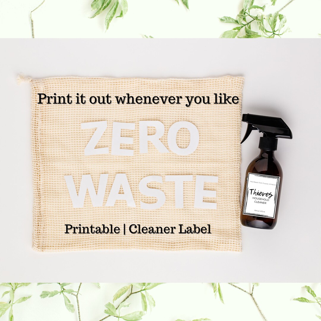 Printable Thieves Household Cleaner Bottle Label Oil Resources - Etsy UK