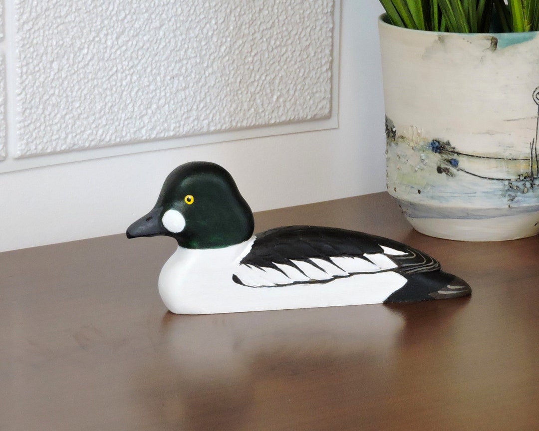 Goldeneye, a Small Wooden Duck. - Etsy