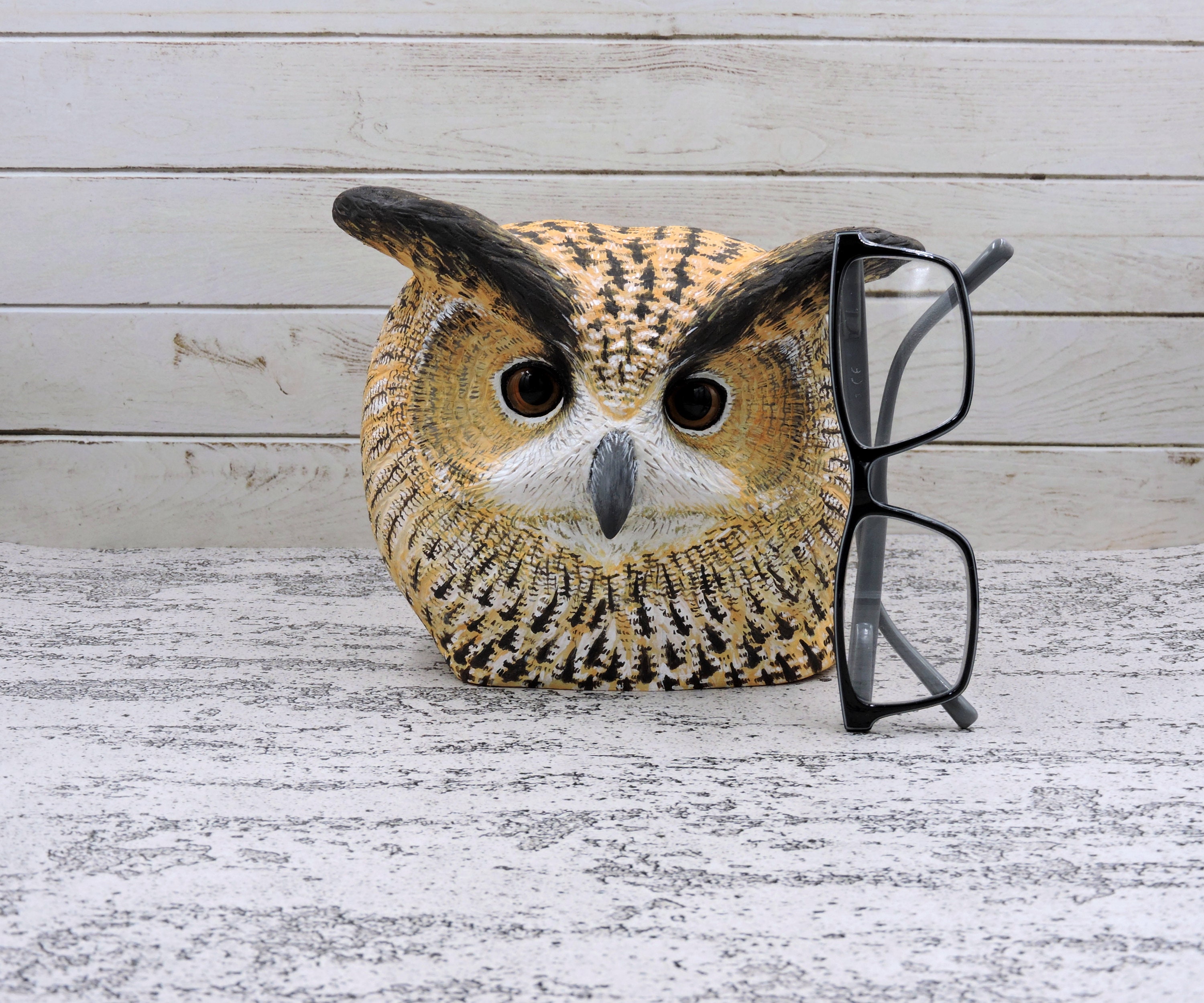 Eagle Owl, a Wooden Sculpture of an Owl Head, a Carved Owl. - Etsy