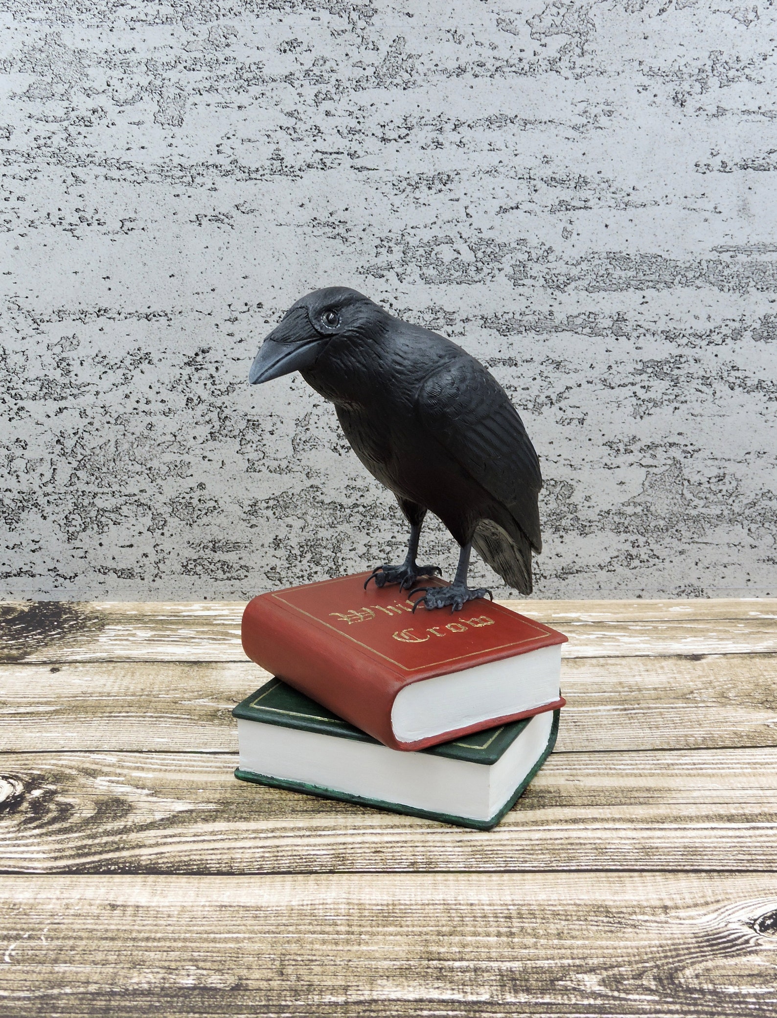 Carved Raven a Wooden Bird Sculpture. - Etsy
