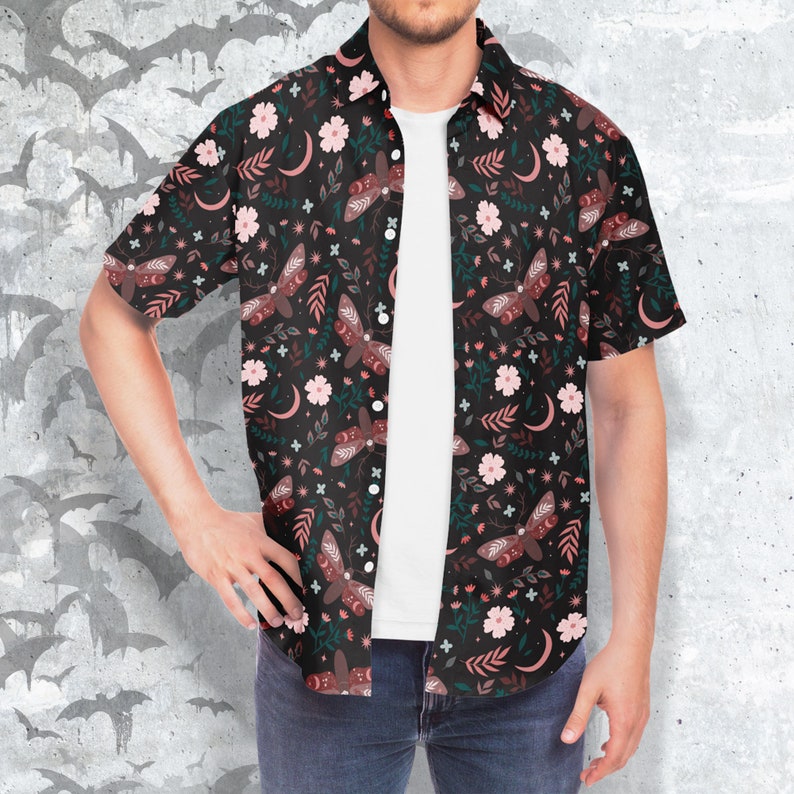 Cottagecore Sweet Druid Button-up Style Shirt Goth Shirt - Etsy