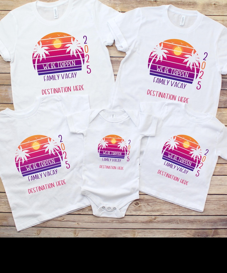 We Be Trippin Group Family Vacation Shirt , Family Vacation Shirt ...