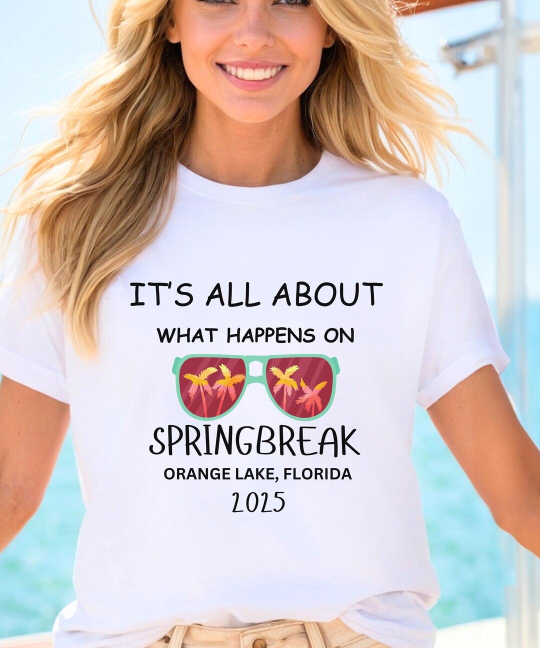 Spring Break 2025 Custom Family Beach Vacation,spring Break T Shirt ...