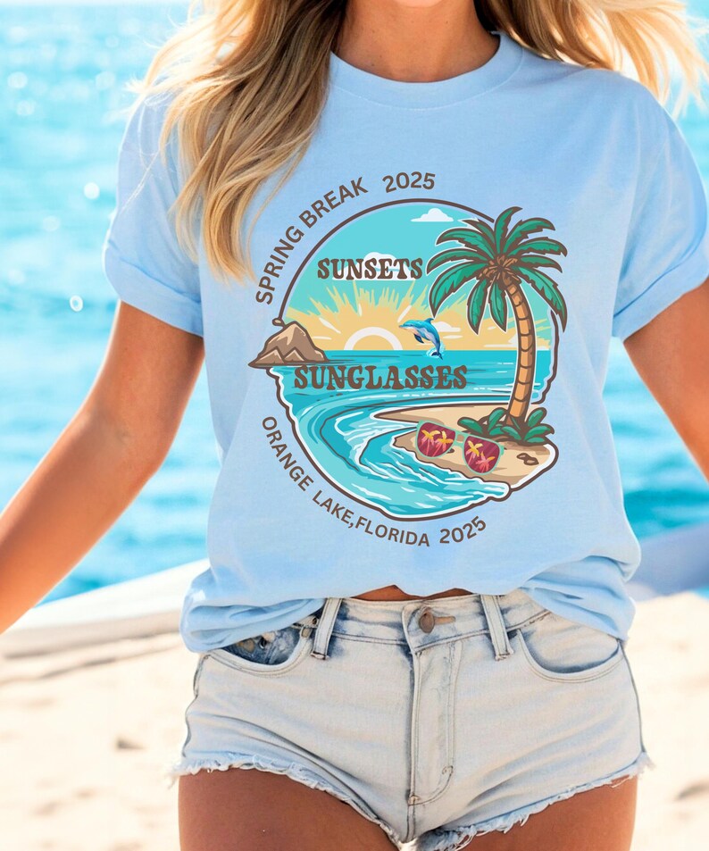 Spring Break 2025 Custom Family Beach Vacation,spring Break T Shirt ...