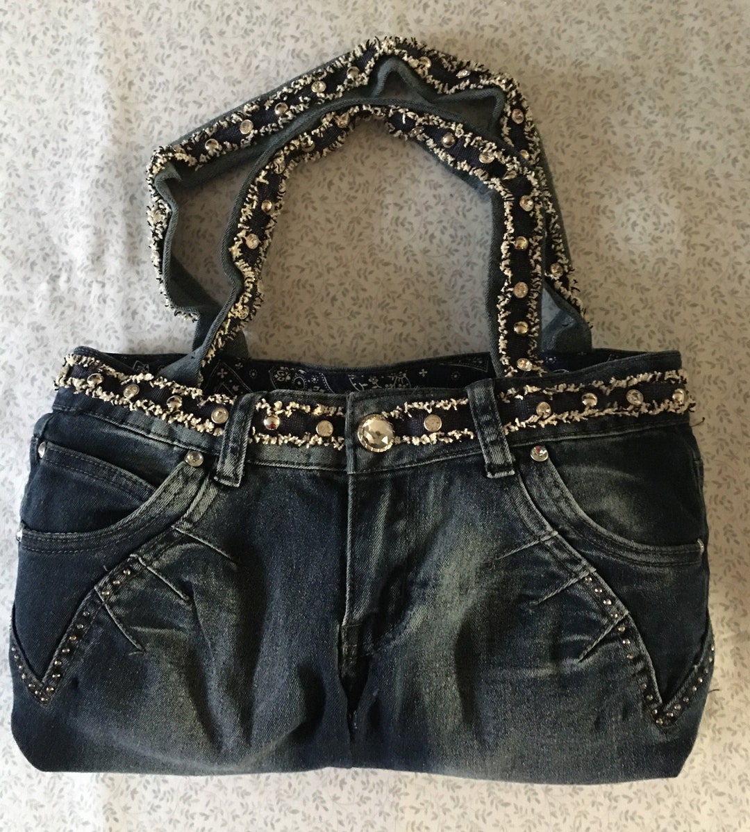 Perkey Jean Purse - Etsy