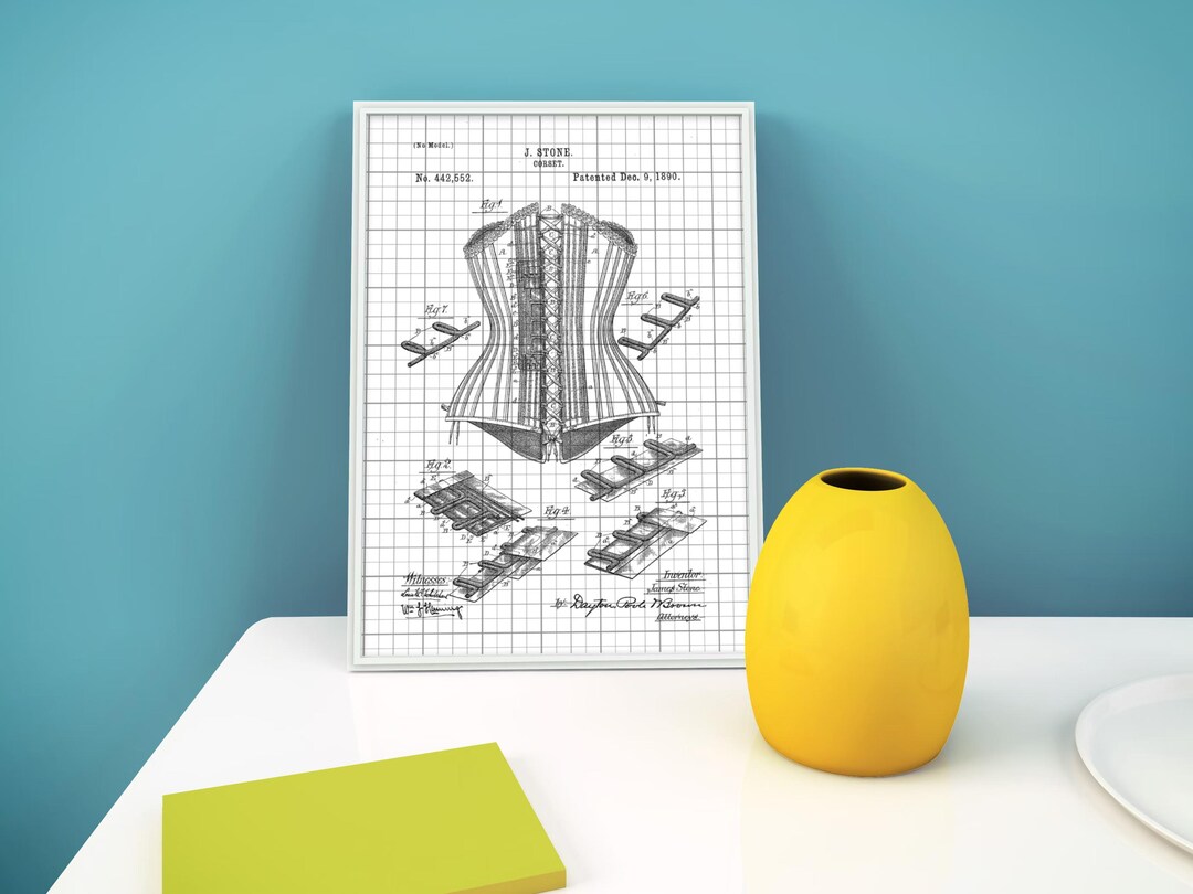 Corset Fashion Decor|corset Wall Decor Grid|corset Vintage Retro ...