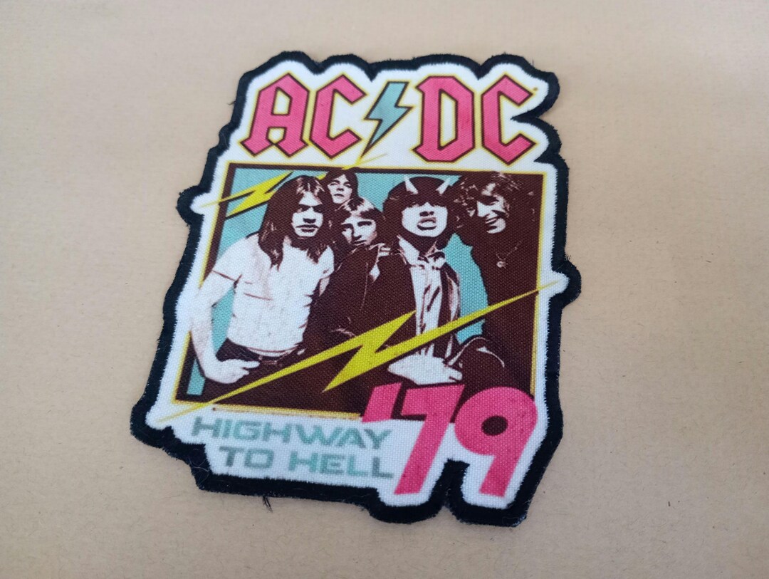 Bon Scott Acdc Sew on Band Patch. Rock,metal, Accessories Jacket Angus Round Ac/dc - Etsy