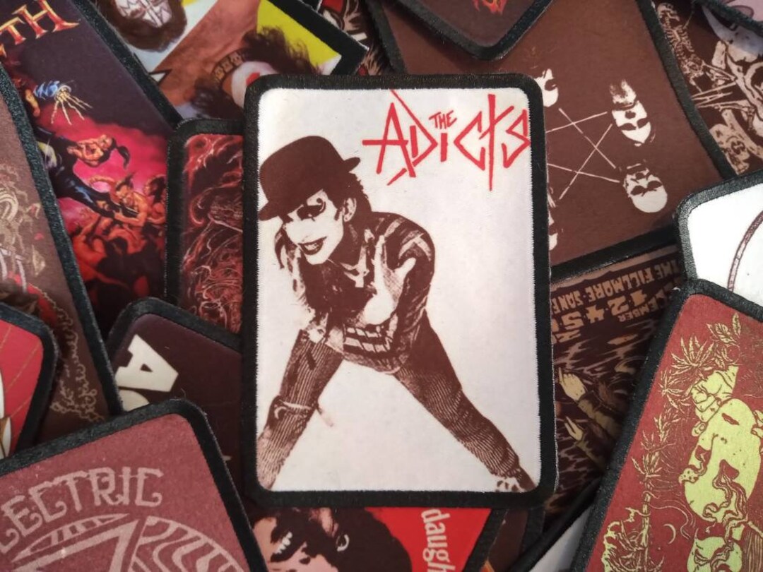 The Adicts Sew on Patch Band Rock Merch Jacket Accessories Vintage ...