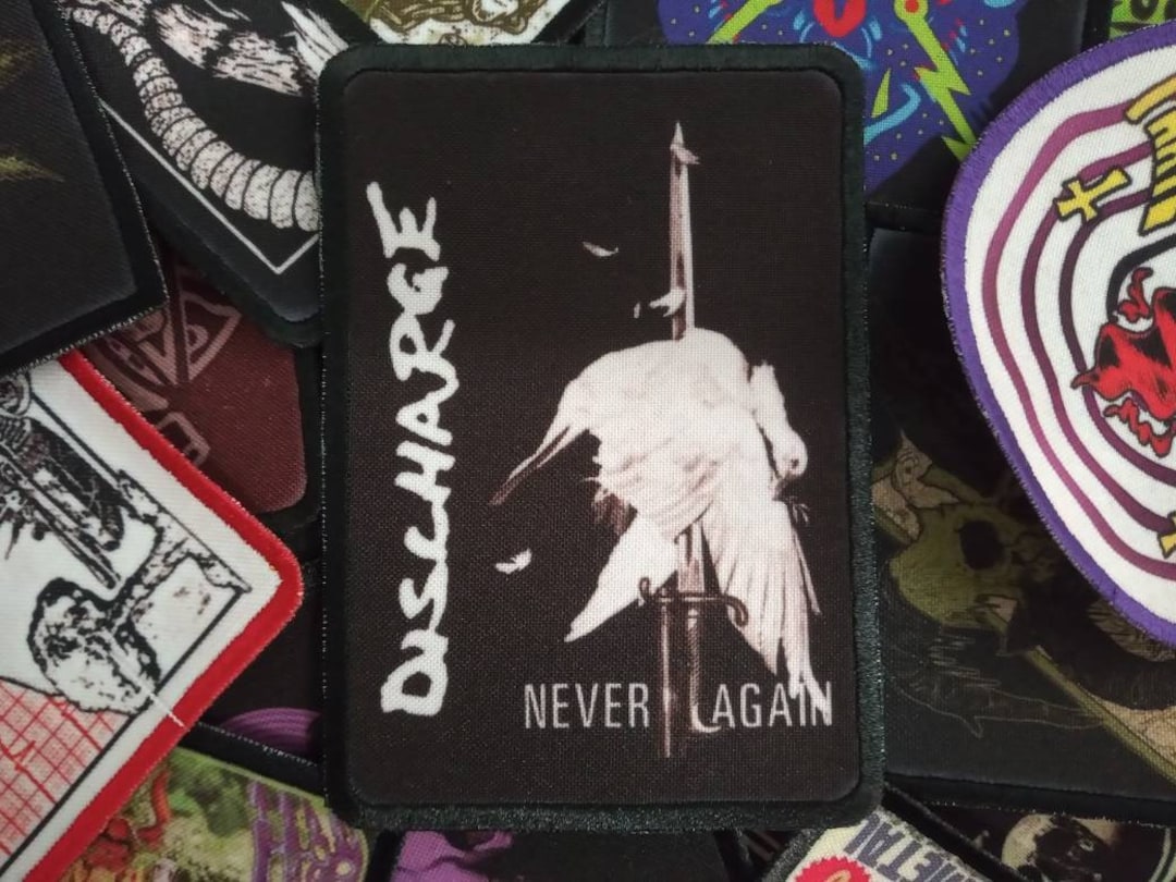 Discharge Sew on Patch Band Rock Metal Merch Jacket - Etsy