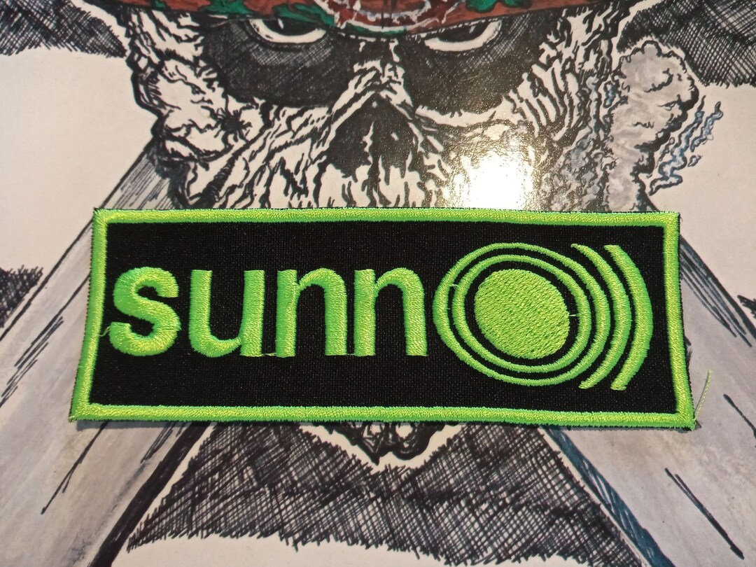 CLEARANCE Sunn O Sew on Patch. Band,stoner,doom,rock,desert, Jacket, Accessories Sleep Wizard ...