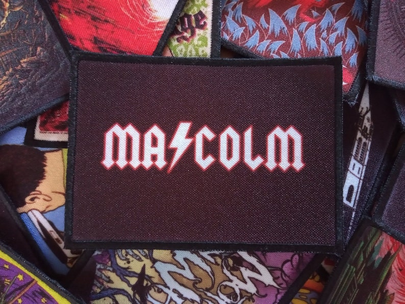 Malcolm Young Acdc Sew on Band Patch. Rock,metal, Accessories Jacket ...