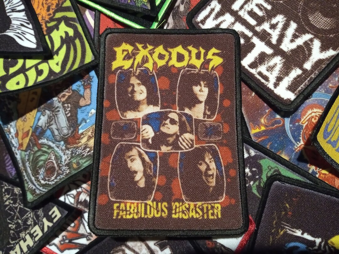 Exodus Sew on Patch Band Rock Metal Merch Jacket Accessories Thrash - Etsy