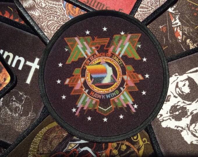 Vintage 70s Hawkwind Embroidered Sew on Patch - Etsy
