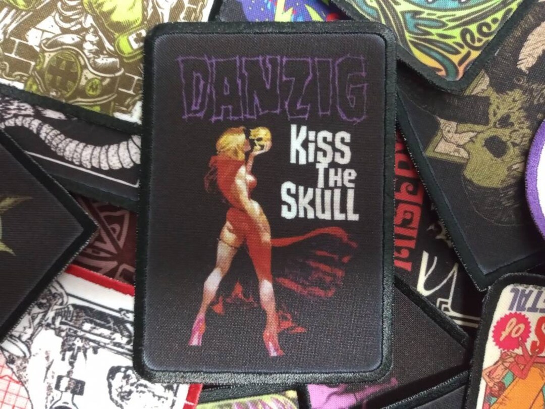 Danzig Sew on Patch Band Rock Metal Merch Jacket Accessories Tour Punk Skate Misfits Samhain ...