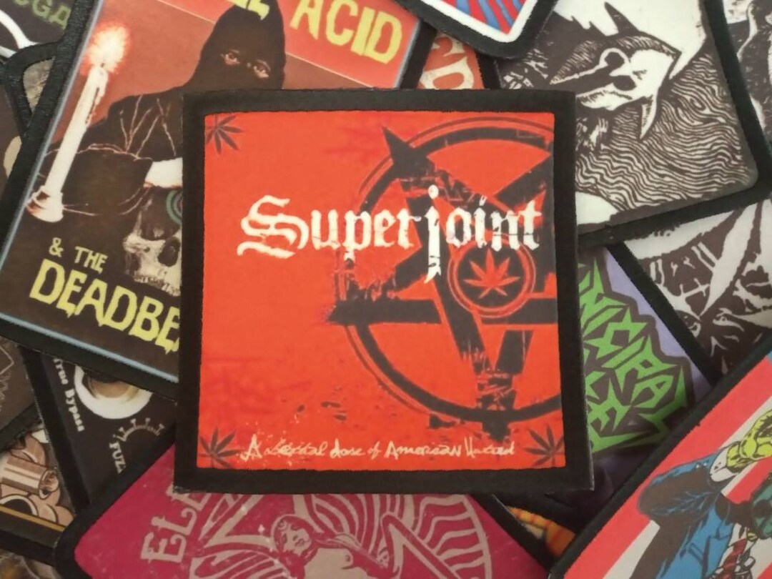 SUPERJOINT RITUAL Sew on Patch Band Rock Metal Merch Jacket Accessories ...
