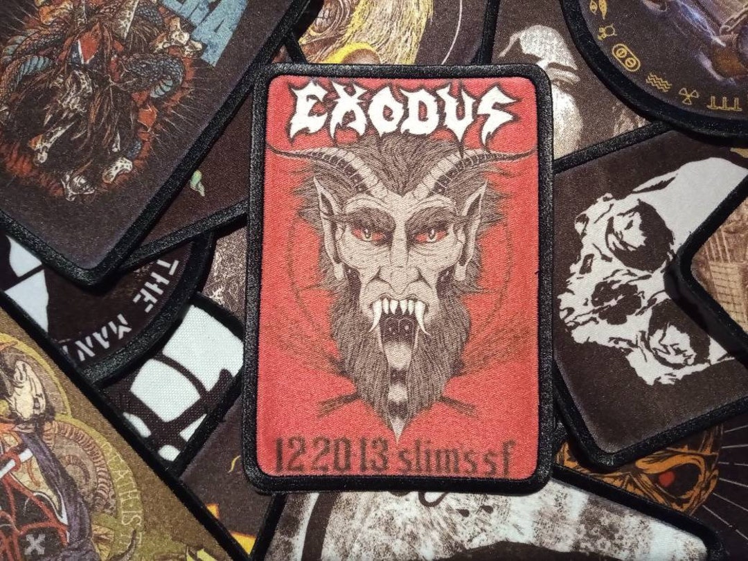 Exodus Sew on Band Patch. Rockmetal Accessories Jacket - Etsy