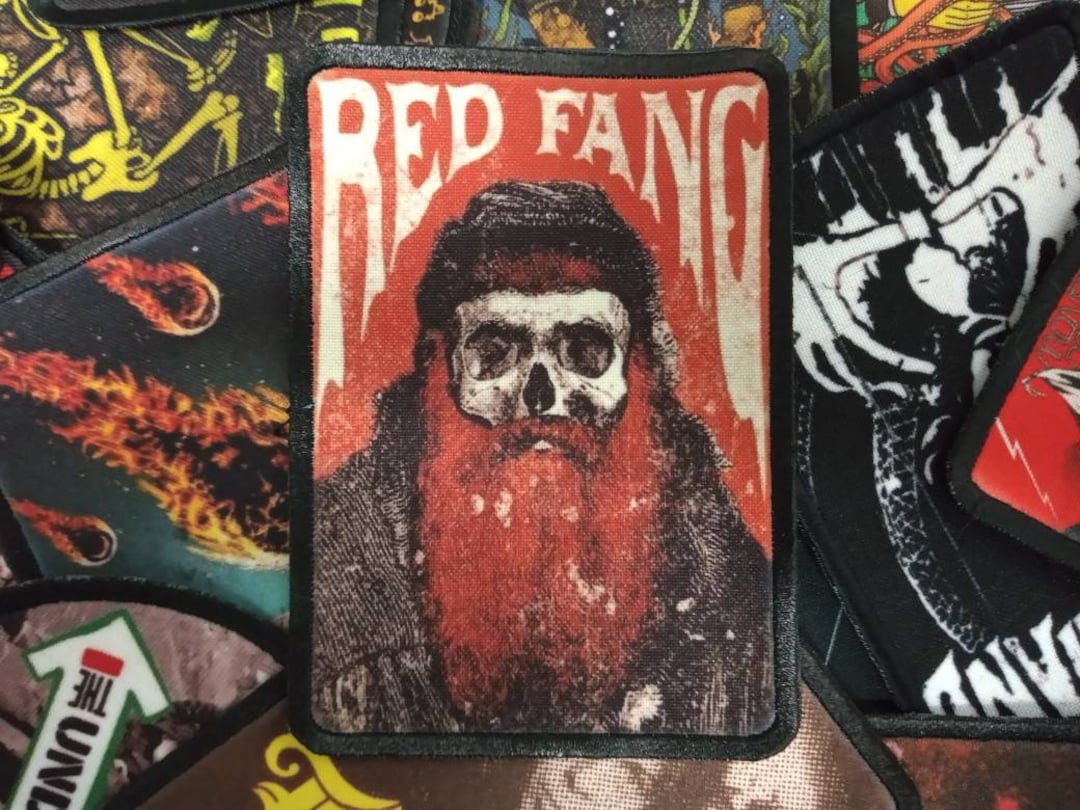Red Fang Sew on Patch: Stoner Doom Rock Band Jacket Accessory - Etsy