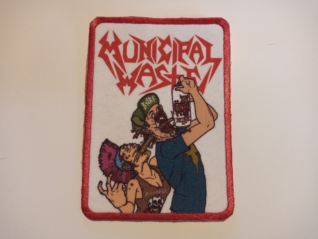 Municipal Waste Sew on Patch Band Rock Metal Merch Jacket Accessories ...