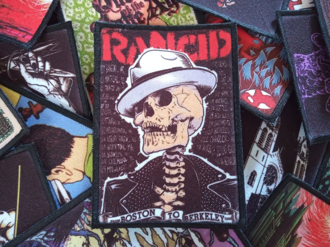 Rancid Sew on Patch Band Rock Merch Jacket Accessories Punk NOFX Skater ...