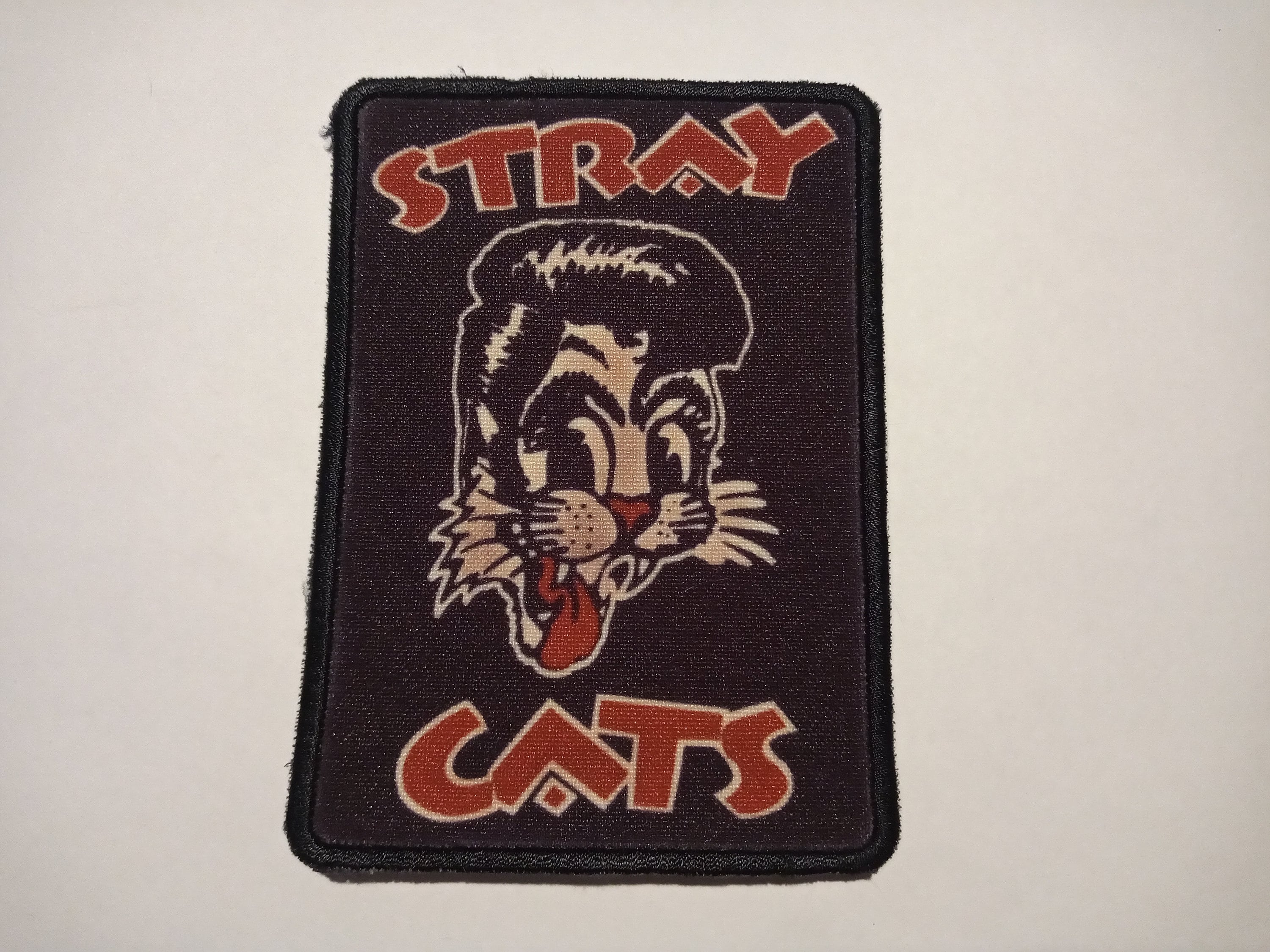Stray Cats Sew on Patch Band Rock Merch Jacket Accessories Vintage ...