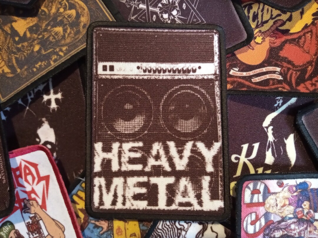Heavy Metal Amp Guitar Effect Pedal Sew on Patch - Etsy