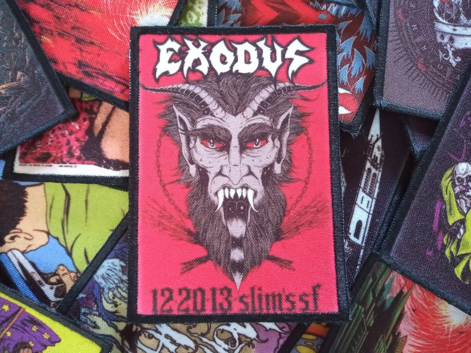 Exodus Sew on Band Patch. Rock,metal, Accessories Jacket Slayer Pantera ...