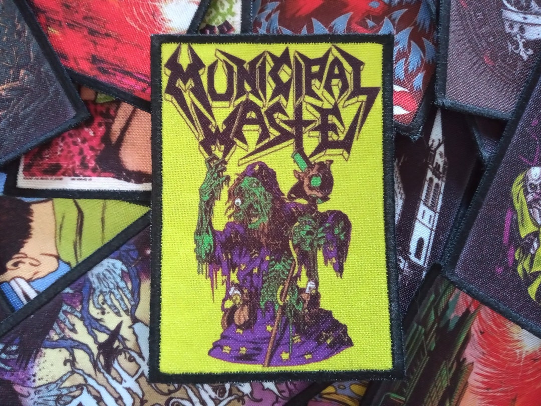 Municipal Waste Sew on Patch Band Rock Metal Merch Jacket Accessories ...
