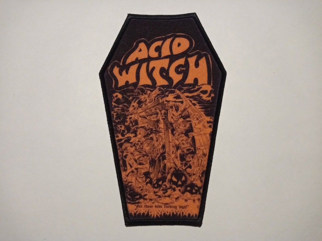 Acid Witch Coffin Sew on Band Patch. Stoner,doom,rock, Accessories ...