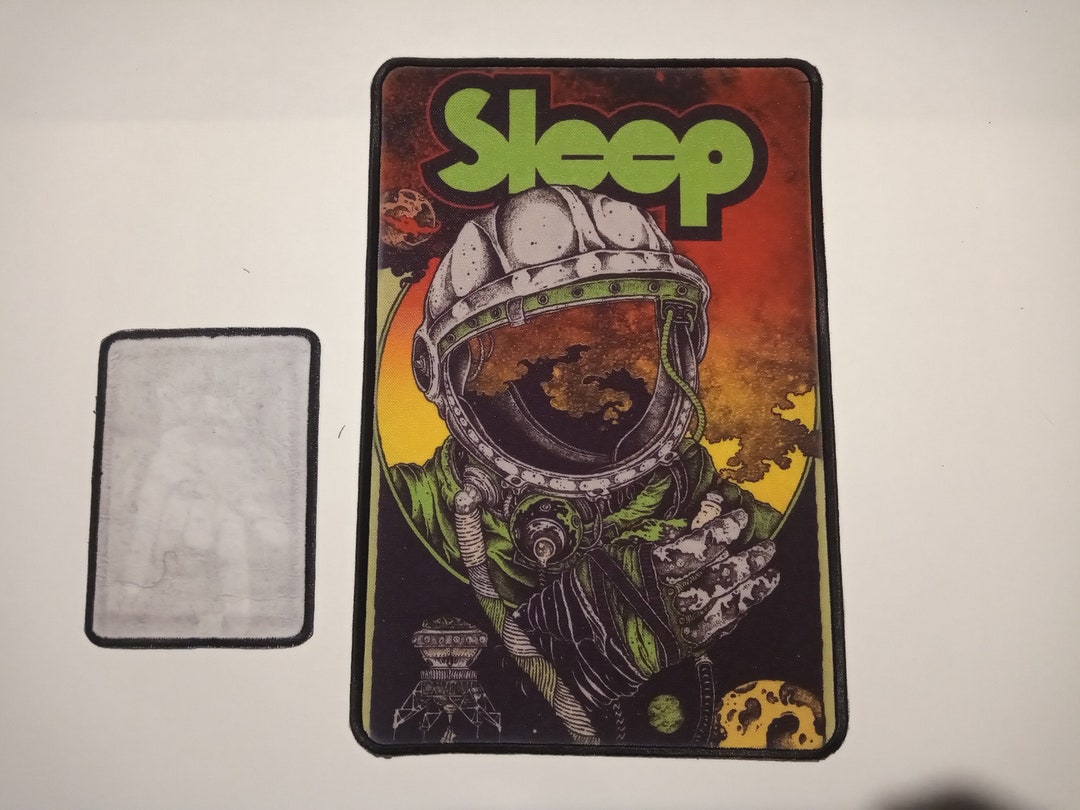 LARGE 9.5" Sleep Sew on Patch. Band,stoner,doom,rock,metal Thrash Death ...