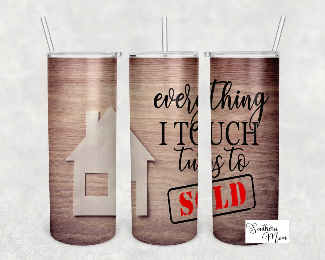 Realtor Tumbler Wrap Straight Png - Etsy