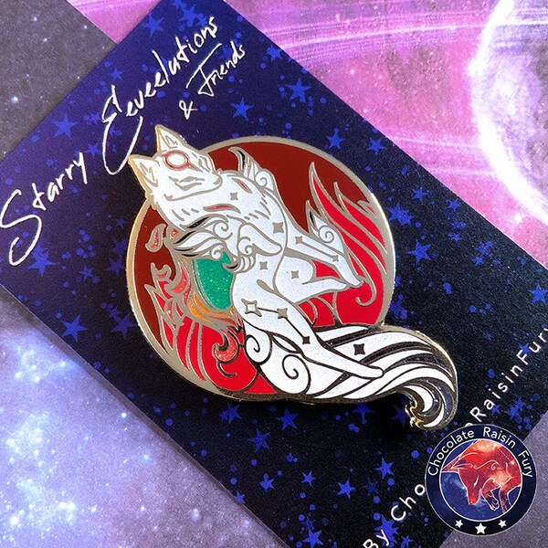 Wolf Pin - Etsy
