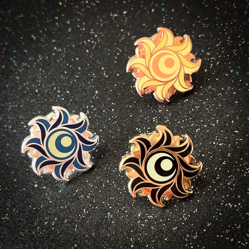 Milkyway Sun Enamel Pin: Mini Space Pin (0.75") - Etsy