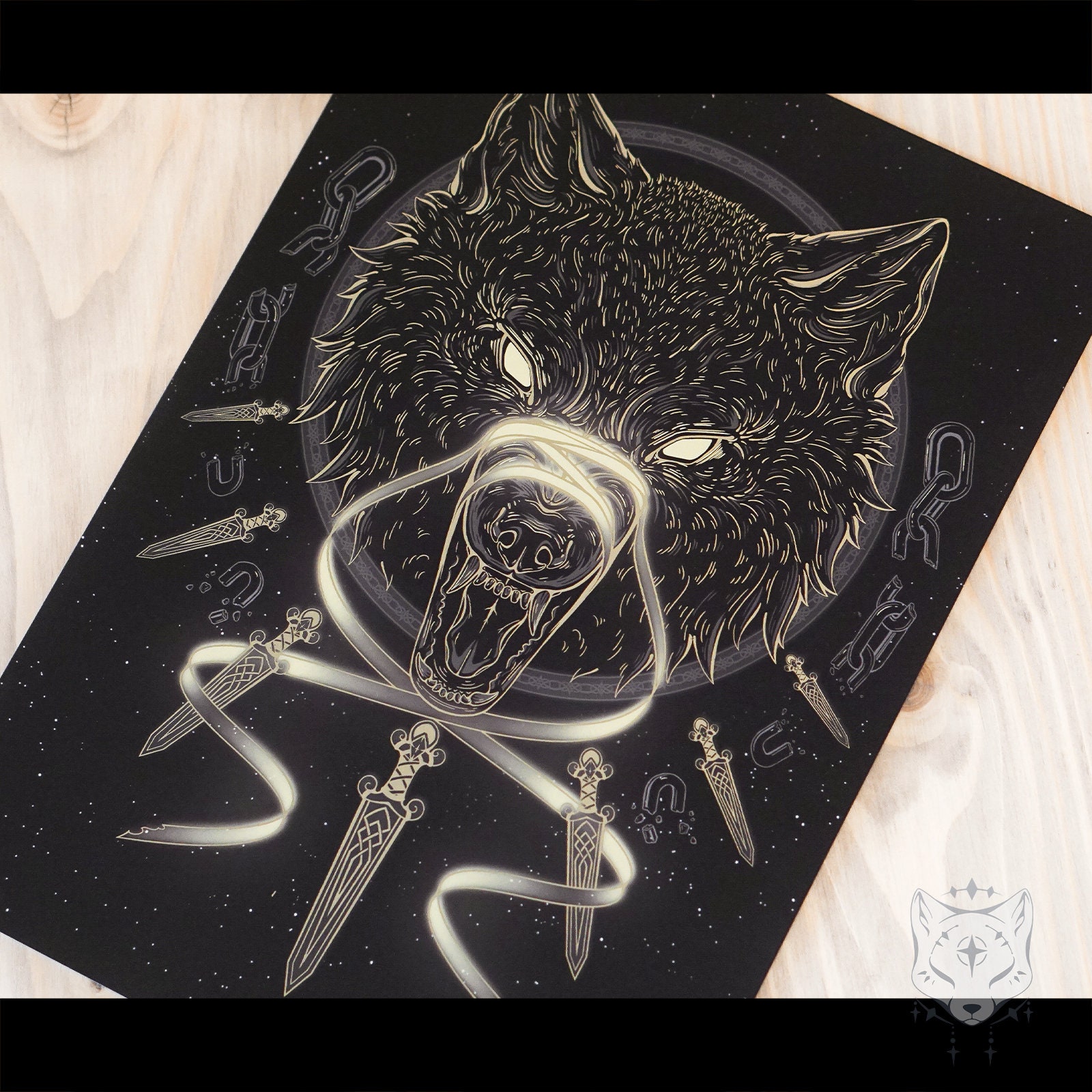 Norse Wolf Art