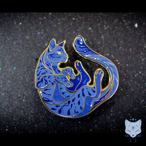 Neptune (KS Edition) Cat Planet Pin - 45mm / 1.77" Space Cat Enamel Pin - Etsy