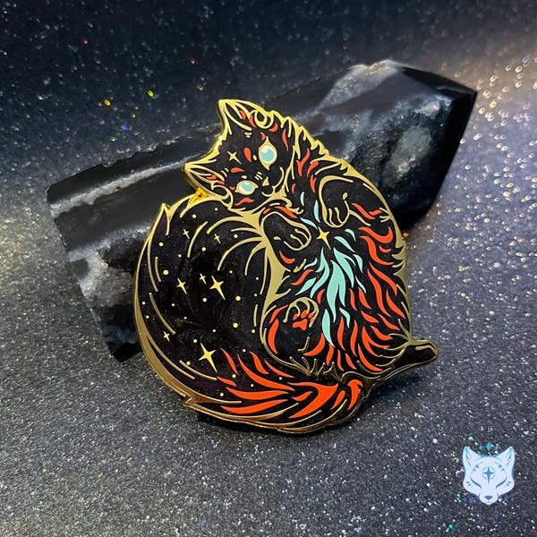 Cat Pin - Etsy
