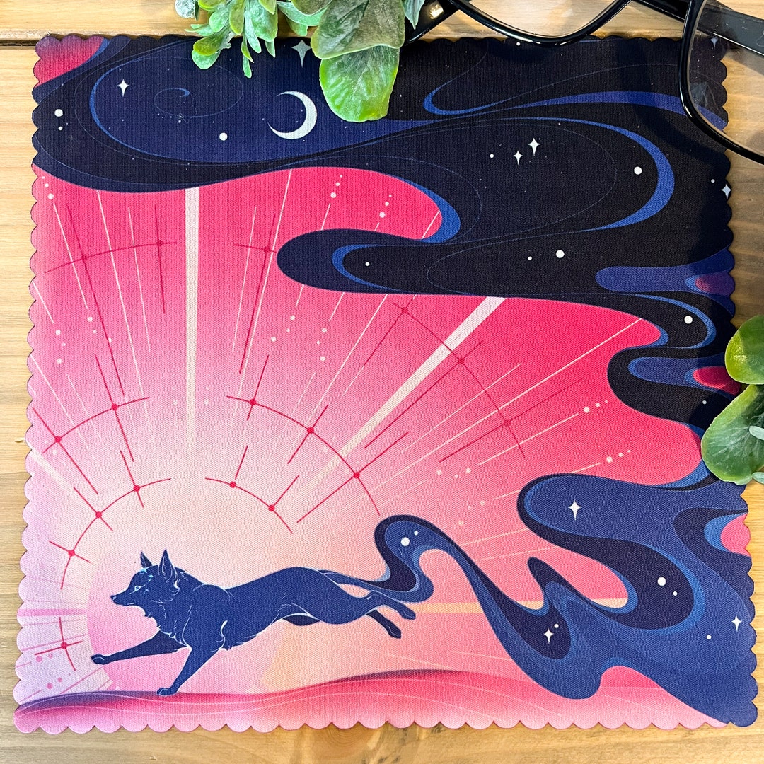 Midnight Fox 18cm Lens Cleaning Cloth - Microfibre Cloth - Etsy