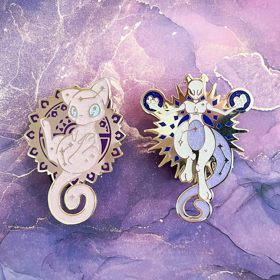 Psychic Cats - 55mm Tall Enamel Pins - Etsy