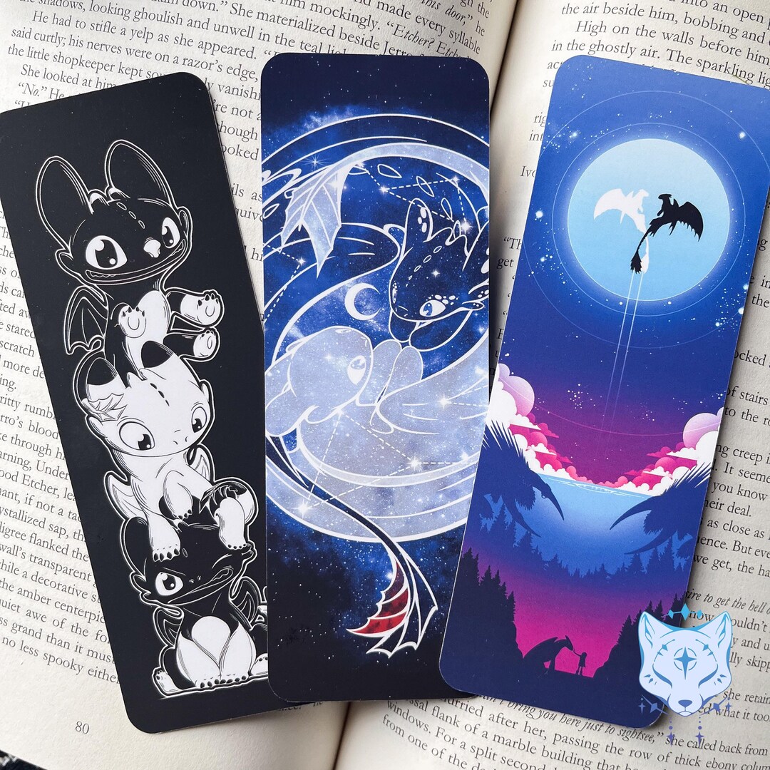 Dragon Paper Bookmarks - Etsy