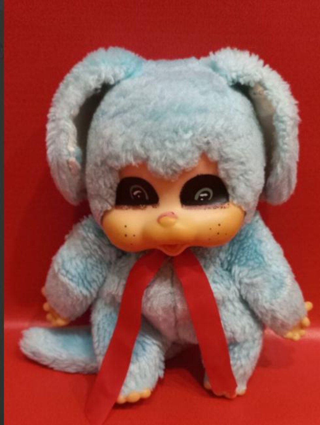 Vintage Soft Toy Bunny Monchichi - Etsy