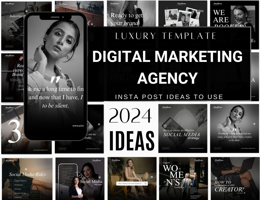 Modelos de agência de marketing digital | Ideias de postagens de ...