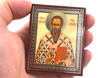 St Ambrose Icon | Etsy