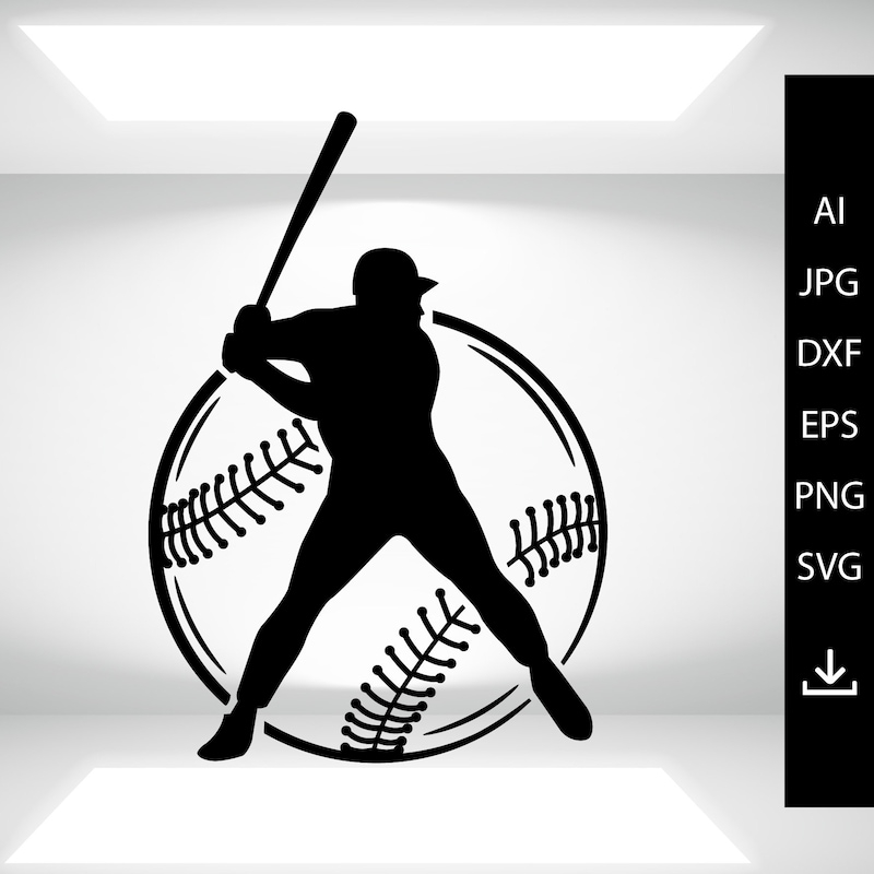 Baseball Svg File - Etsy