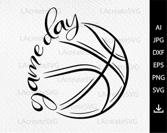 Basketball Svg Cut File Game Day Basketball Basketball Mom T - Etsy
