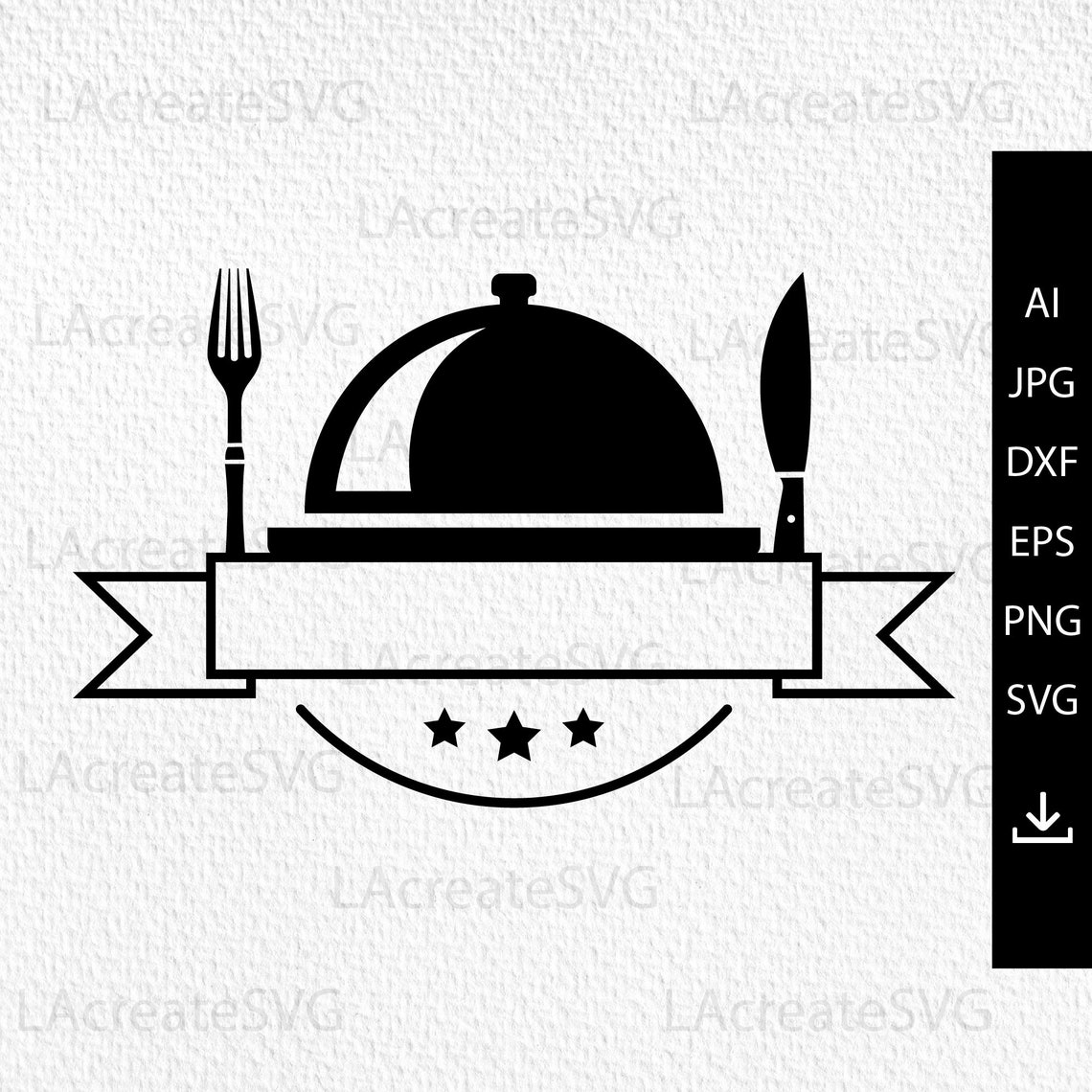 Chef Cook Logo SVG PNG DXF Baking Logo Svg, Knife Logo Svg, Cook Svg ...