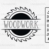 Woodwork Monogram Svg, Woodworking Logo Design SVG PNG DXF Silhouette ...